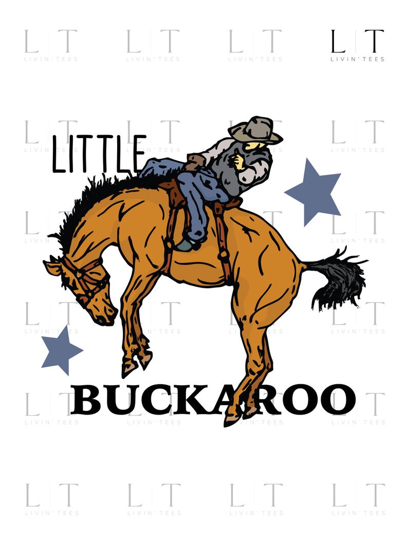 Little Buckaroo PNG, Vintage Cowboy Horse PNG, Western Cowboy ...