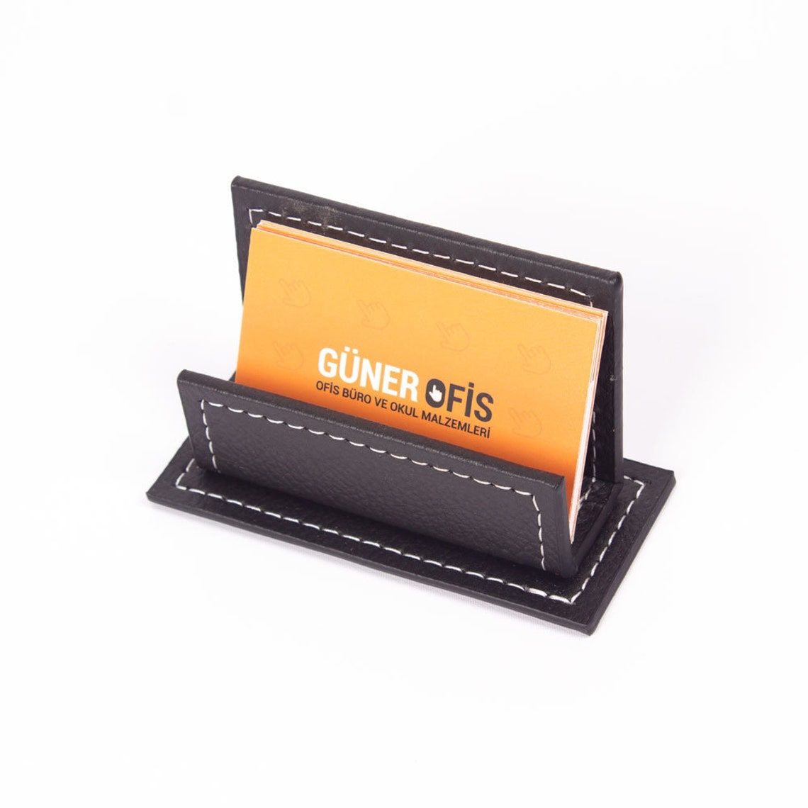 Vega Leather Desk Set With 9 Accessories Black Color - Etsy