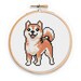 Shiba Inu Cross Stitch Pattern Japanese Dog Shiba 4 Cross Stitch Fast ...