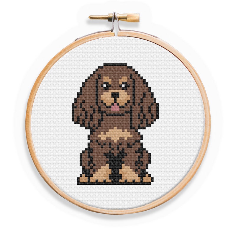 Spaniel Cross Stitch - Etsy