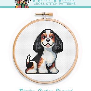Cocker Spaniel Cross Stitch Pattern Tricolor English Cocker Spaniel 3 ...