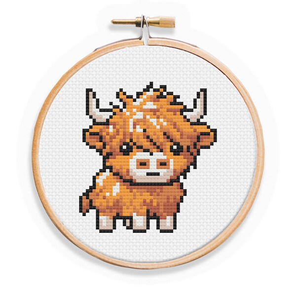 Cow Cross Stitch - Etsy