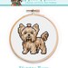 Yorkshire Terrier Cross Stitch Pattern Tiny Cute Yorkie Dog 2 Cross ...