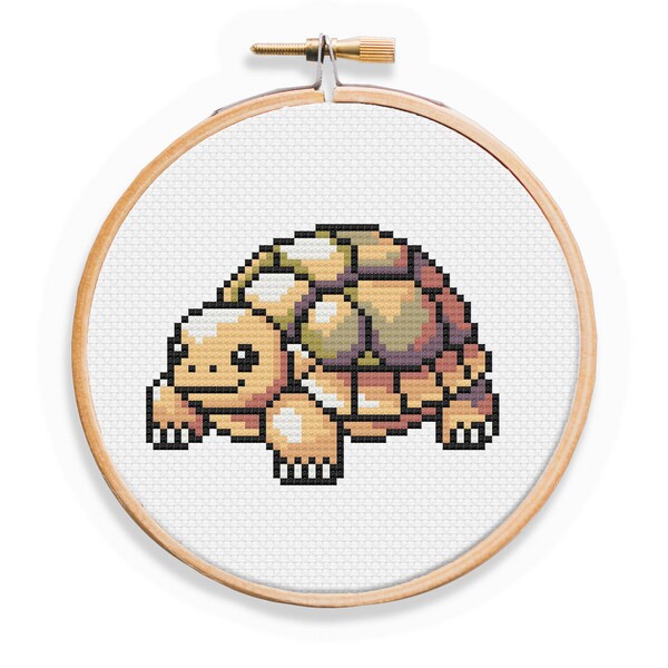 Turtle Cross Stitch - Etsy