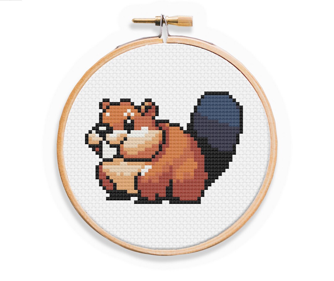 Beaver Cross Stitch Pattern Wild Animal Cross Stitch Pattern Canadian ...