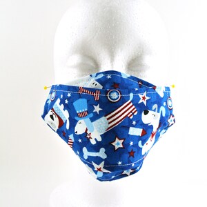 Face Mask Dog Mask Kid Face Mask Cute Face Mask Cotton Fabric | Etsy
