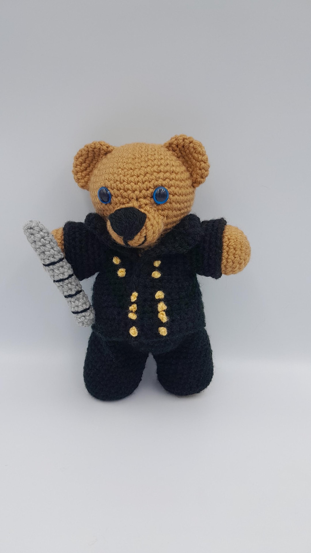 Teddy Bear PATTERN, PDF Download, Crochet Teddy Bear, Captain Von Trapp ...