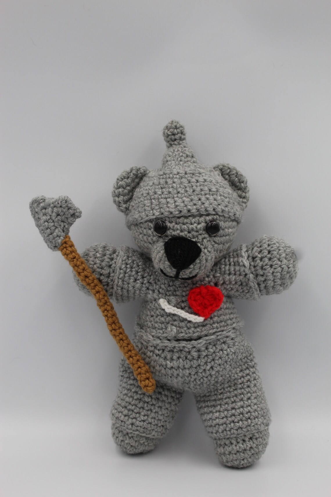 Tin Man Teddy Bear Crochet Pattern: Wizard of Oz Amigurumi (PDF ...