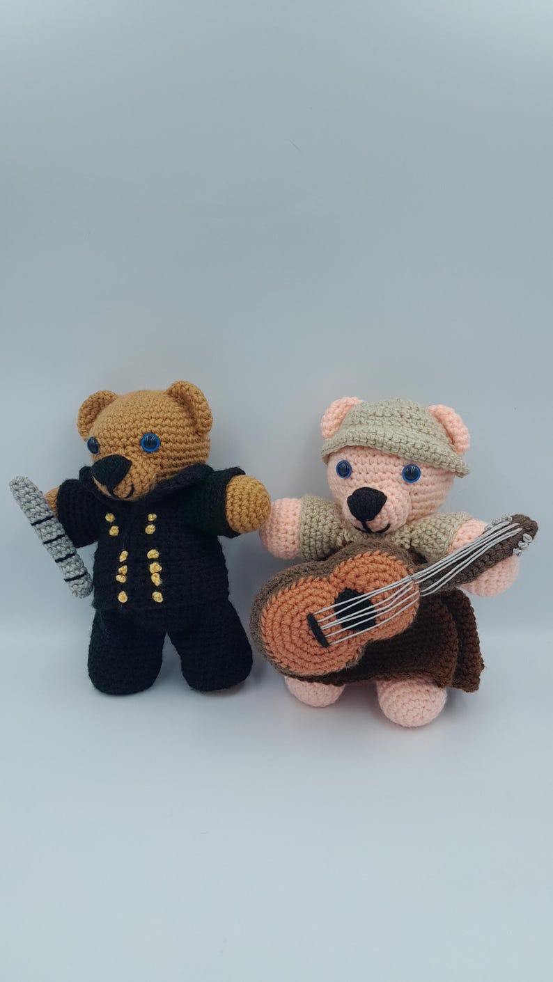 Crochet Captain Von Trapp Teddy Bear Pattern (PDF Download) - Etsy