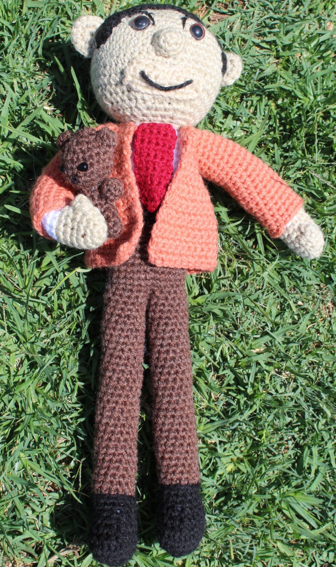 Mr Bean Crochet PATTERN Pdf Download, Diy Gift, Teddy Crochet Pattern ...