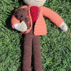 Mr Bean Crochet PATTERN Pdf Download, Diy Gift, Teddy Crochet Pattern ...