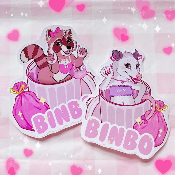 Binbo Vinyl Sticker Bimbocore Trash Goblins - Etsy