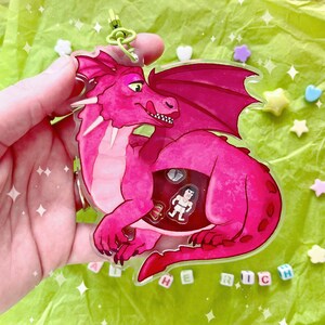 Dragon Shaker Charm - Etsy