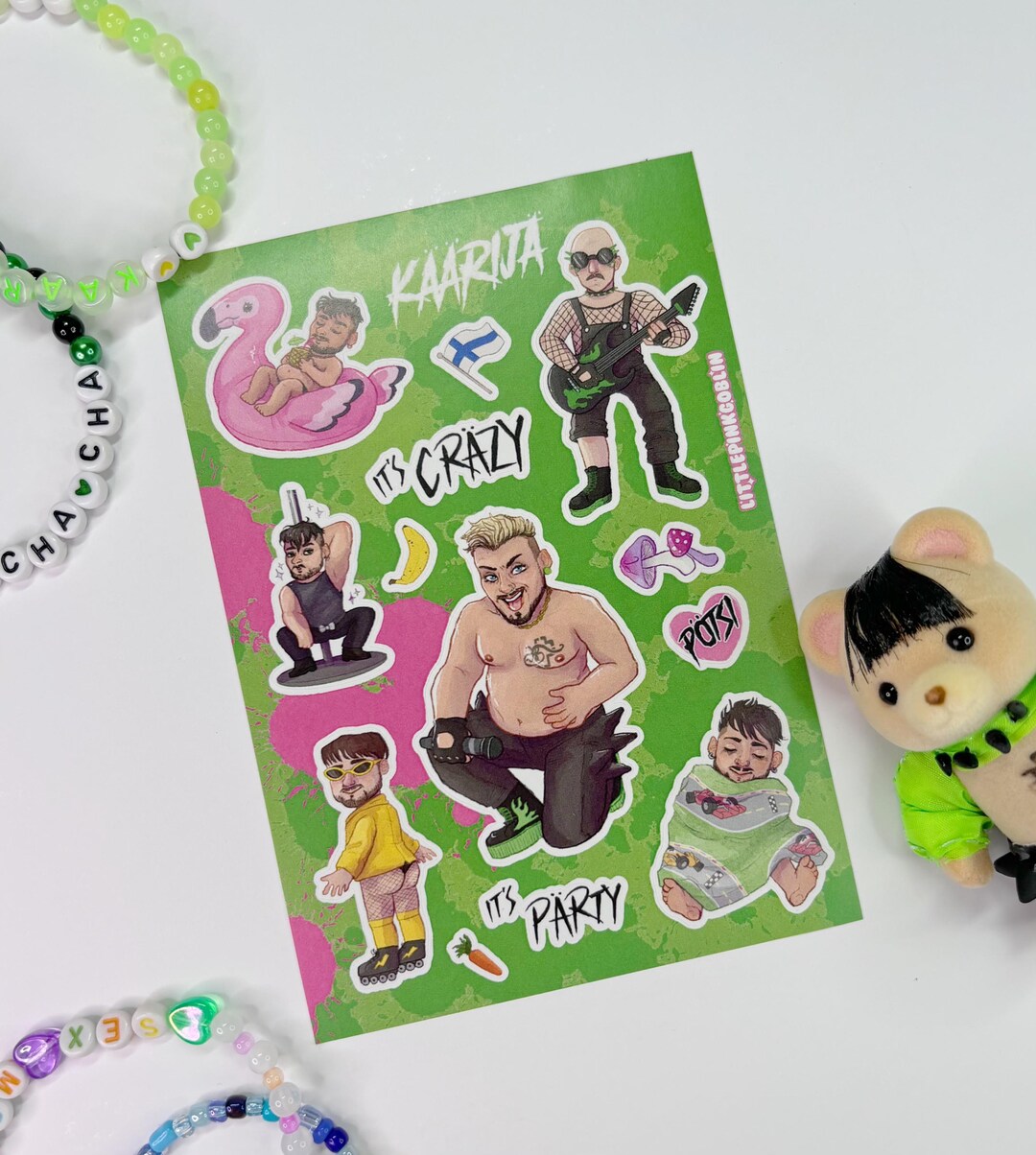 Kaarija European Tour Sticker Sheet A6 Planner Stickers - Etsy UK