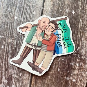 Our Flag Means Pride Vinyl Stickers Ofmd-inspired - Etsy