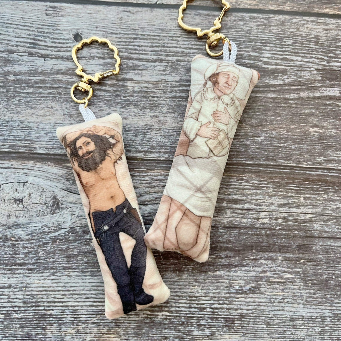 Mini Double Sided Dakimakura Keychain OFMD Blackbeard and - Etsy UK