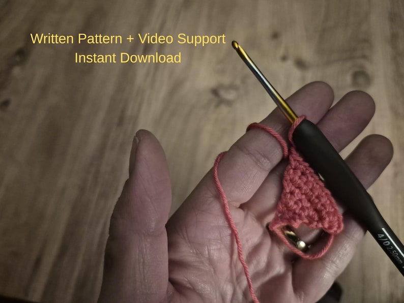 Crochet Heart Pattern PDF – Beginner Plush Keychain - Etsy