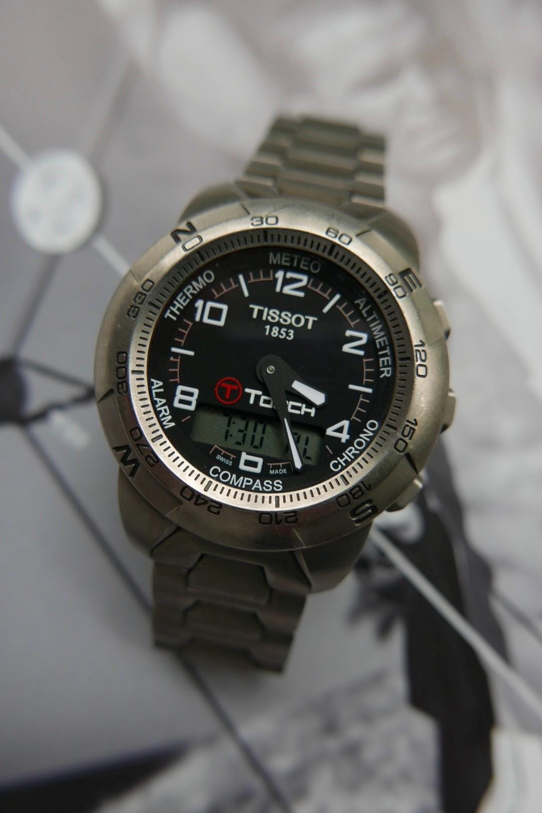 Tissot T-touch Titanium Watch: Swiss Quartz, Touchscreen - Etsy
