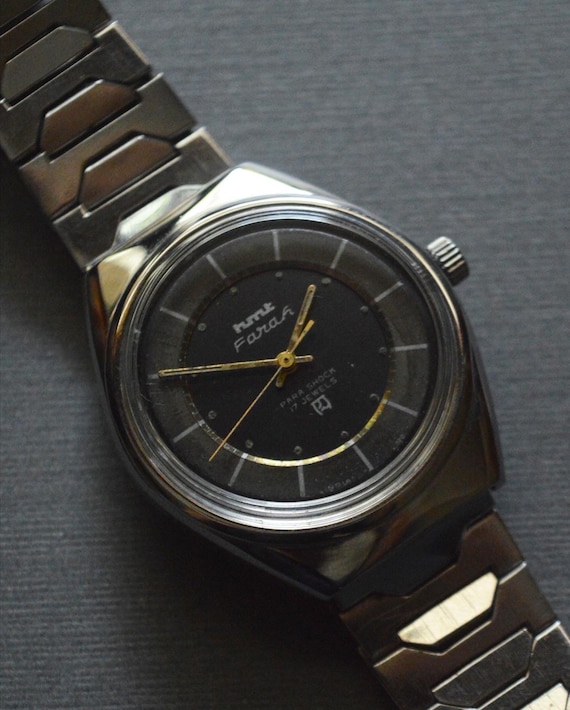 HMT Farah Namesake Vintage Watch. Timex Tissot Omega … - Gem