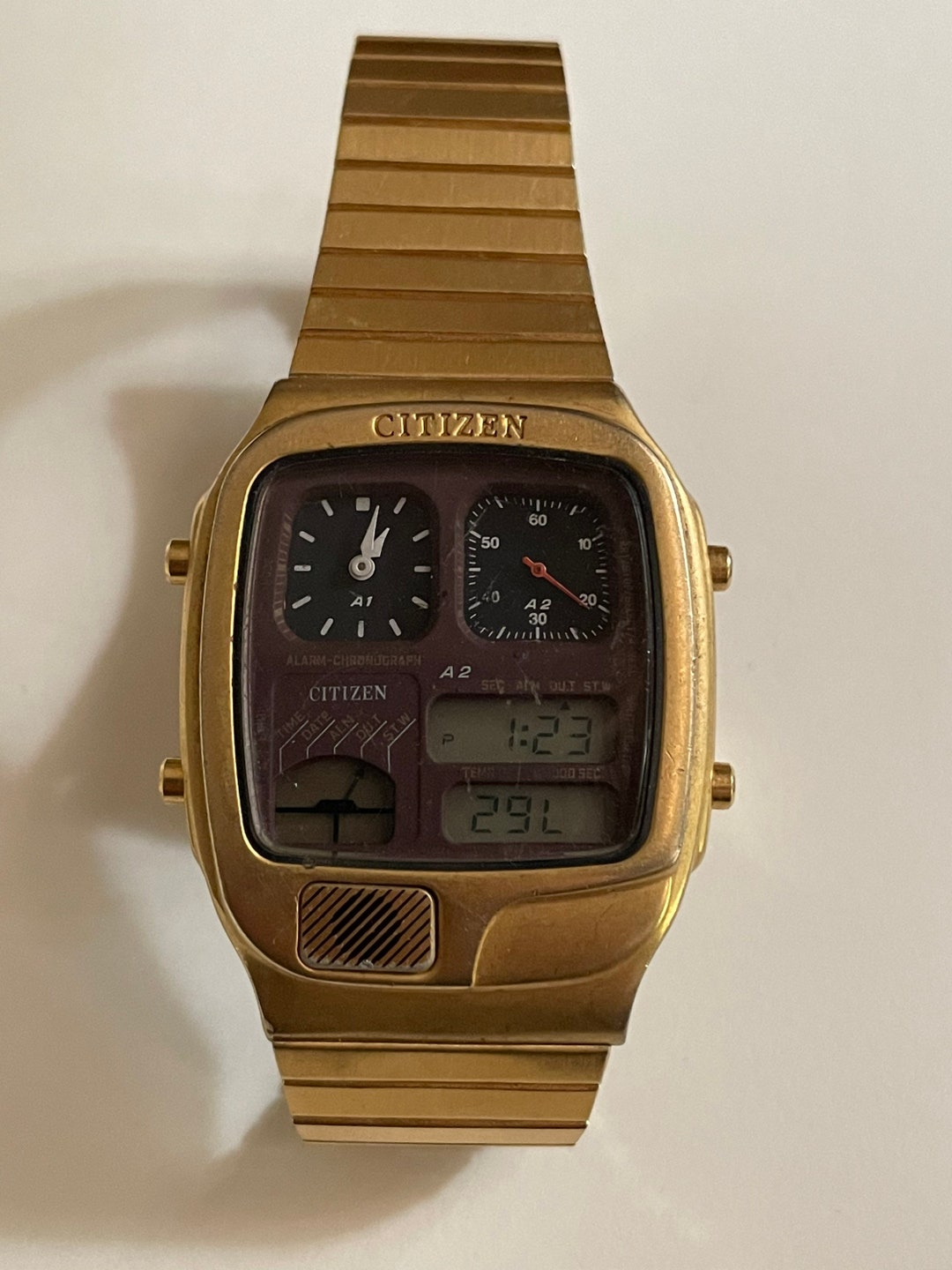 Citizen Ana Digi Vintage Watch. Retro Military Swiss Japanese Indian ...