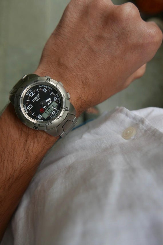 Tissot T Touch Titanium Watch. Seiko Citizen Digital … - Gem