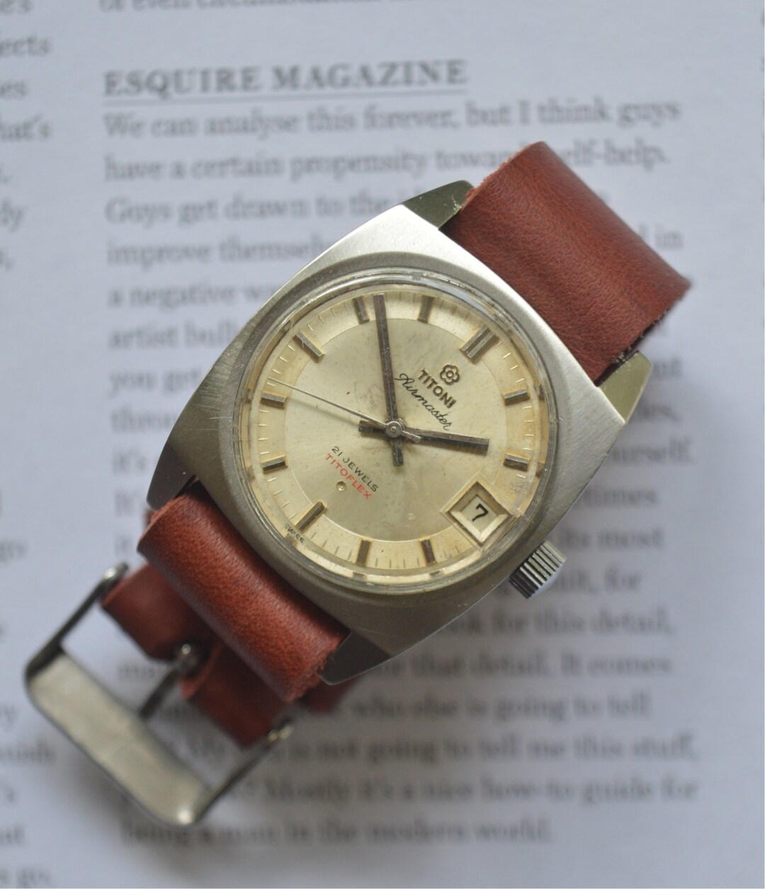 Titoni Airmaster Vintage Watch. Seiko Citizen Swiss Movado HMT Casio ...