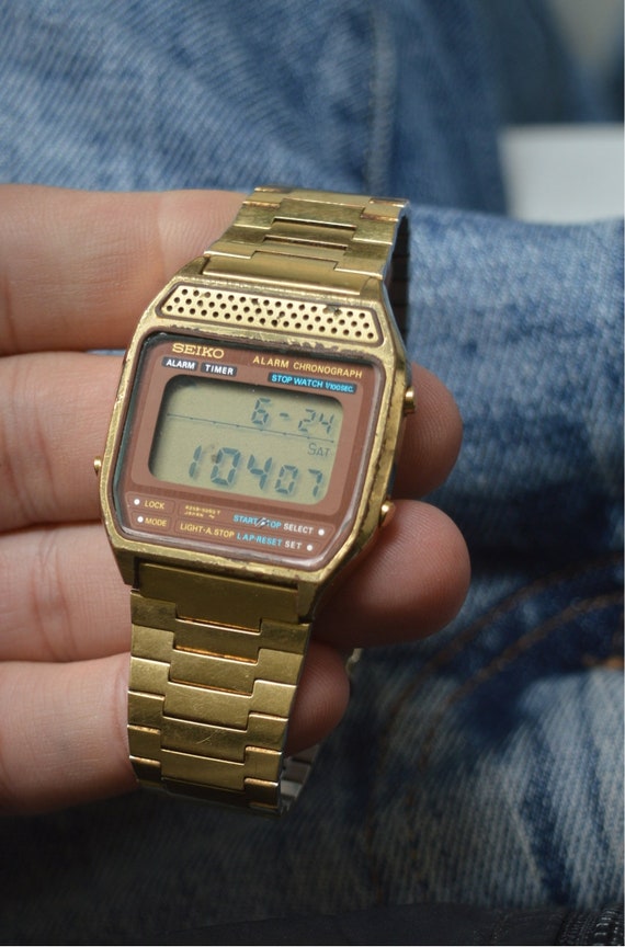 Seiko Vintage Digital Watch. Citizen Casio Timex Tiss… - Gem
