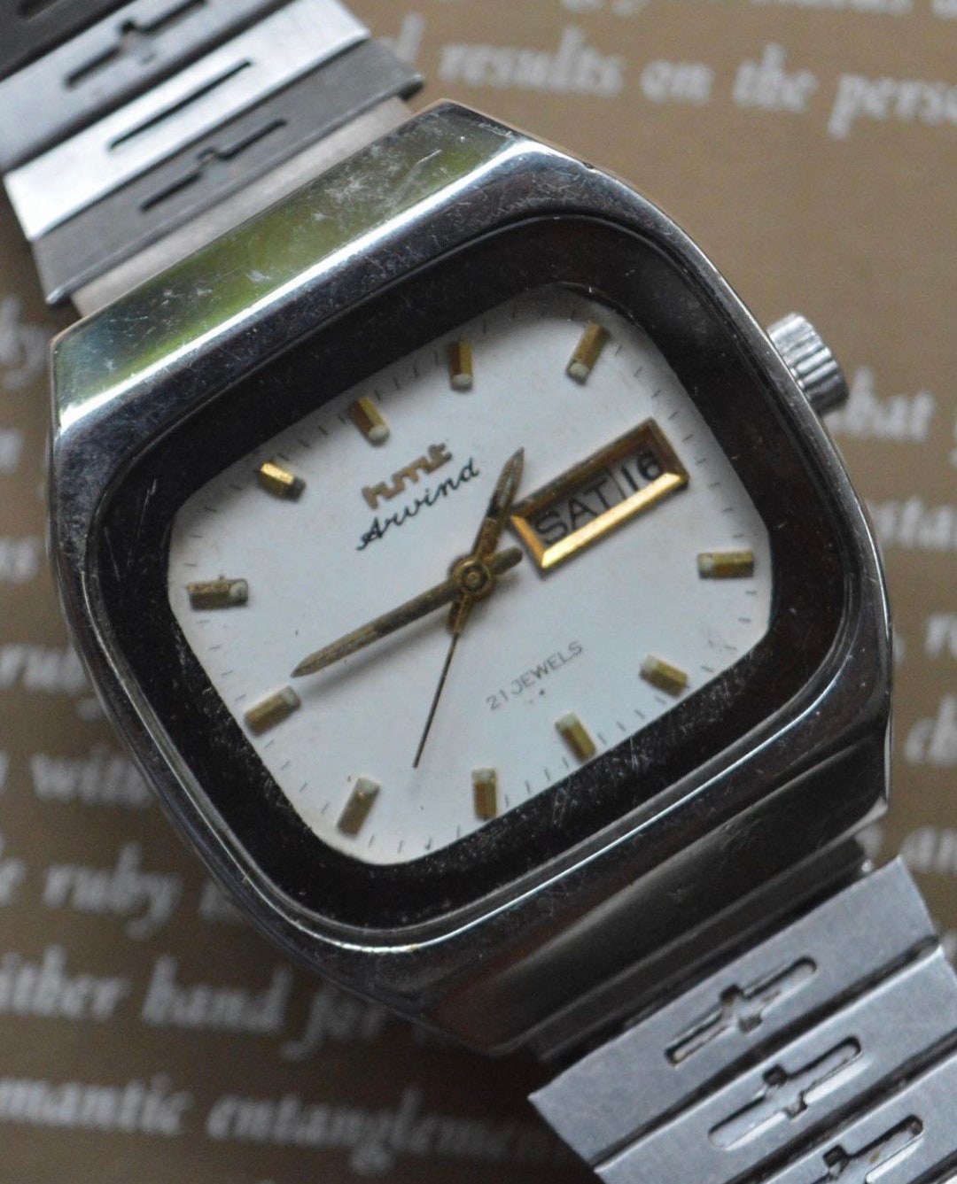 Rare HMT Arvind Watch. Vintage Retro Military Army Pilot Swiss Gift for ...