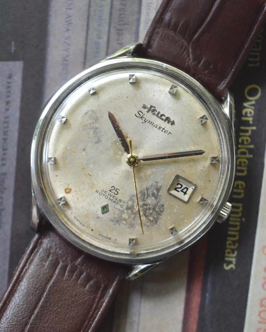 Vintage Felca Skymaster Aviator Watch, Swiss Made Automatic - Etsy