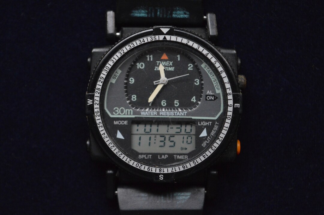 Rare Timex Zulu Time Vintage Watch. Seiko Tissot Omega Rolex - Etsy