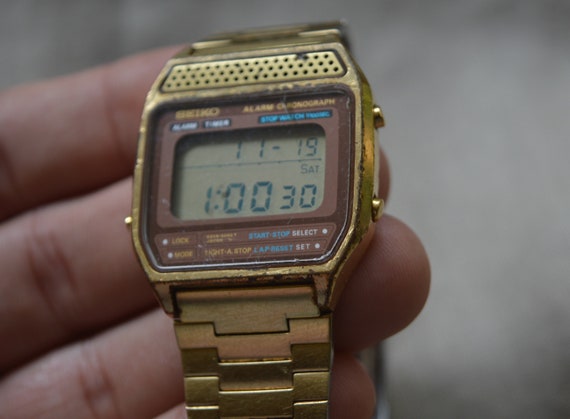 Seiko Vintage Digital Watch. Citizen Casio Timex Tiss… - Gem