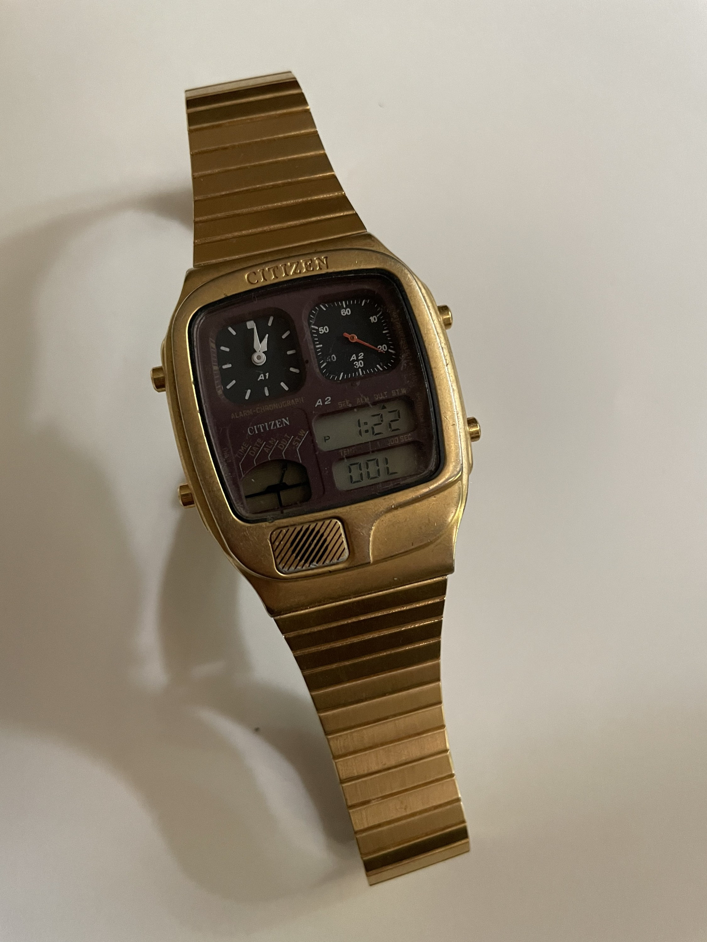 Citizen Ana Digi Vintage Watch. Retro Military Swiss Japanese - Etsy