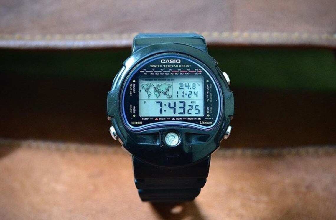 Casio TS-100 Watch. Seiko Tissot Omega Rolex Citizen Vintage | Etsy