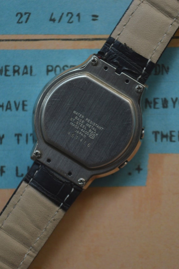 Seiko Receptor Digital Message Watch. Vintage Black A… - Gem