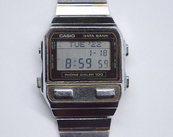 Casio Vintage Phone Dialer Watch. - Etsy
