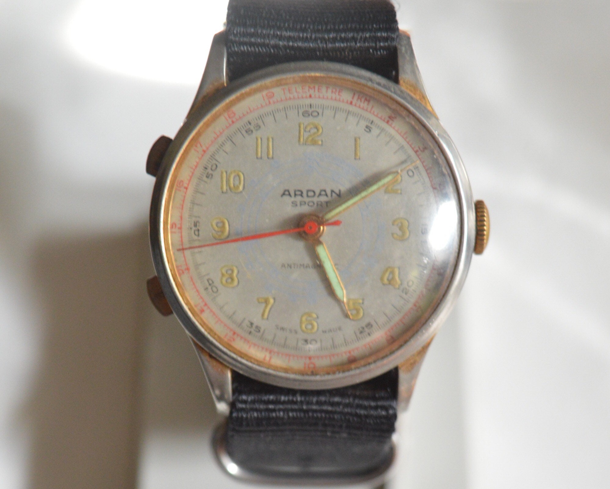 Rare Ardan Sport Military Vintage Watch. Swiss Watch WW2 - Etsy