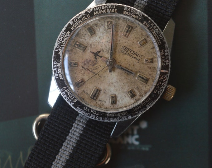 Speedace Airman Pilot Watch. Vintage Aviation Seiko Tissot Citizen ...