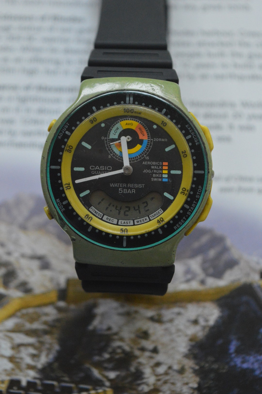 Casio AW 60 Health Watch. Seiko Tissot Omega Rolex HMT Vintage Timex ...