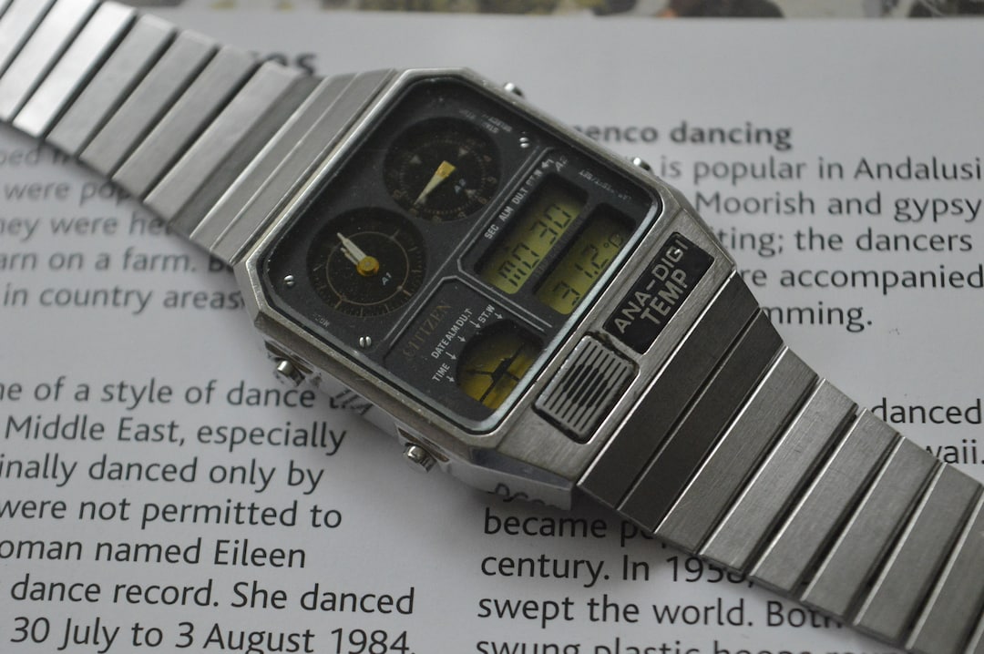 Citizen Ana-digi Vintage Watch. Seiko Tissot HMT Casio Omega - Etsy