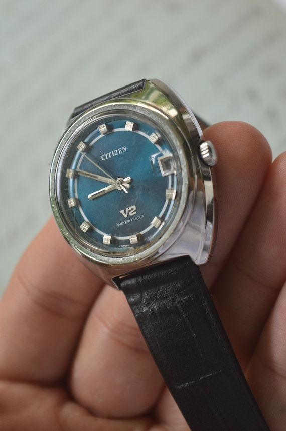 Rare Vintage Citizen V2 Watch. Seiko Tissot Omega Cas… - Gem