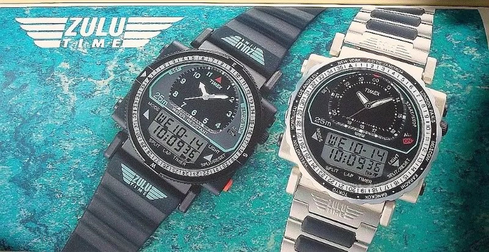 Rare Timex Zulu Time Vintage Watch. Seiko Tissot Omega Rolex | Etsy