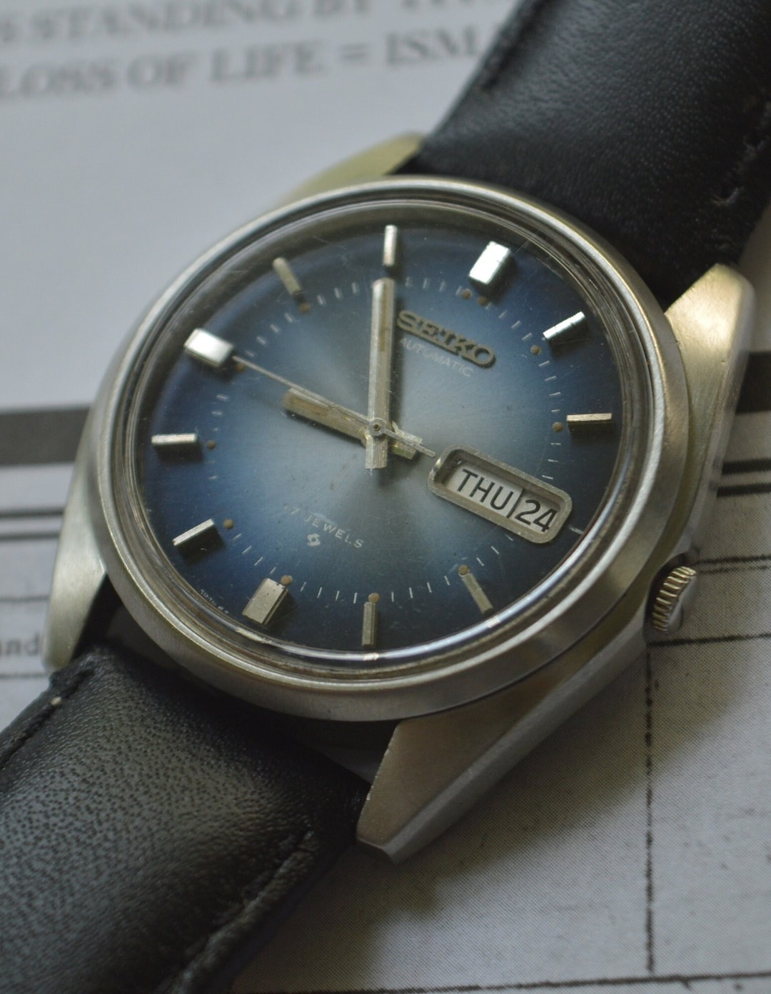Seiko Classic Automatic Watch. Tissot Vintage Timex Casio Handmade ...