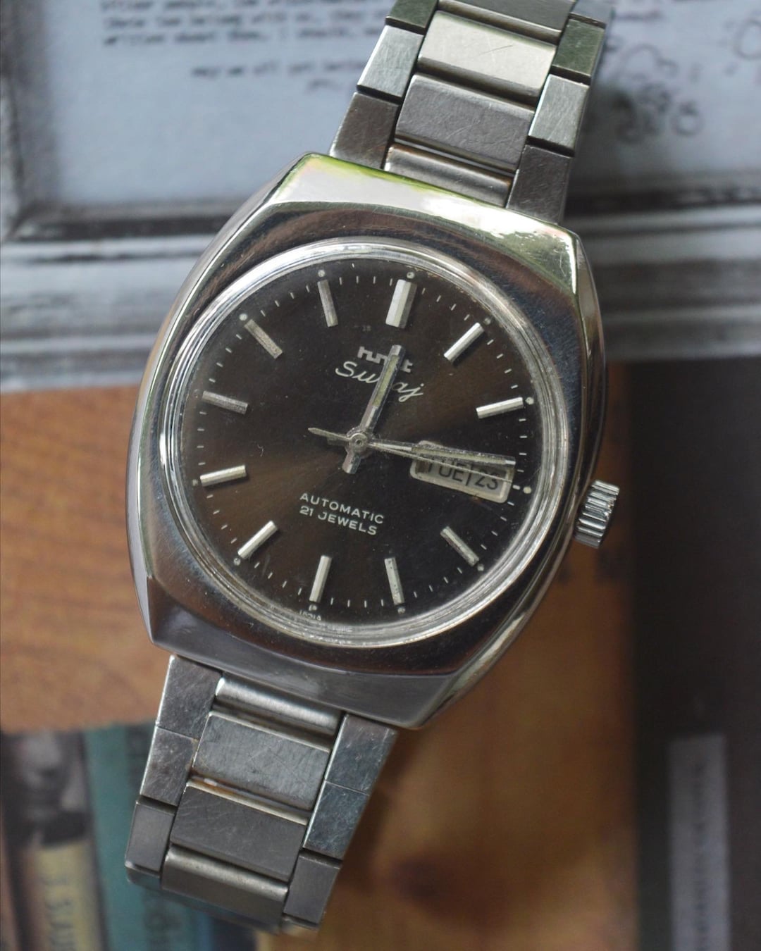Rare Hmt Suraj Automatic Watch. Seiko Vintage Tissot Rolex Retro Gift ...