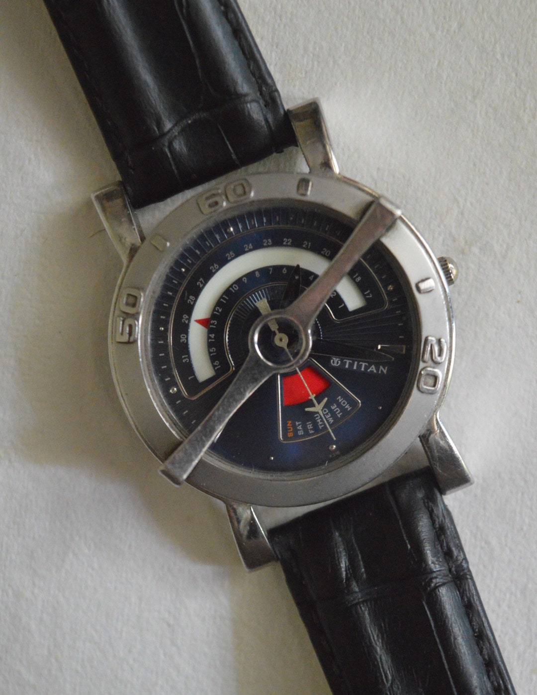Rare Titan Aviator Vintage Watch Seiko Citizen Tissot Omega Rolex Gift ...