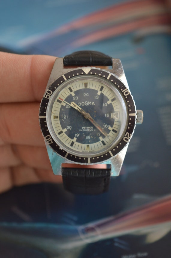 Dogma Swiss Diver Vintage Watch. Casio Retro Christma… - Gem