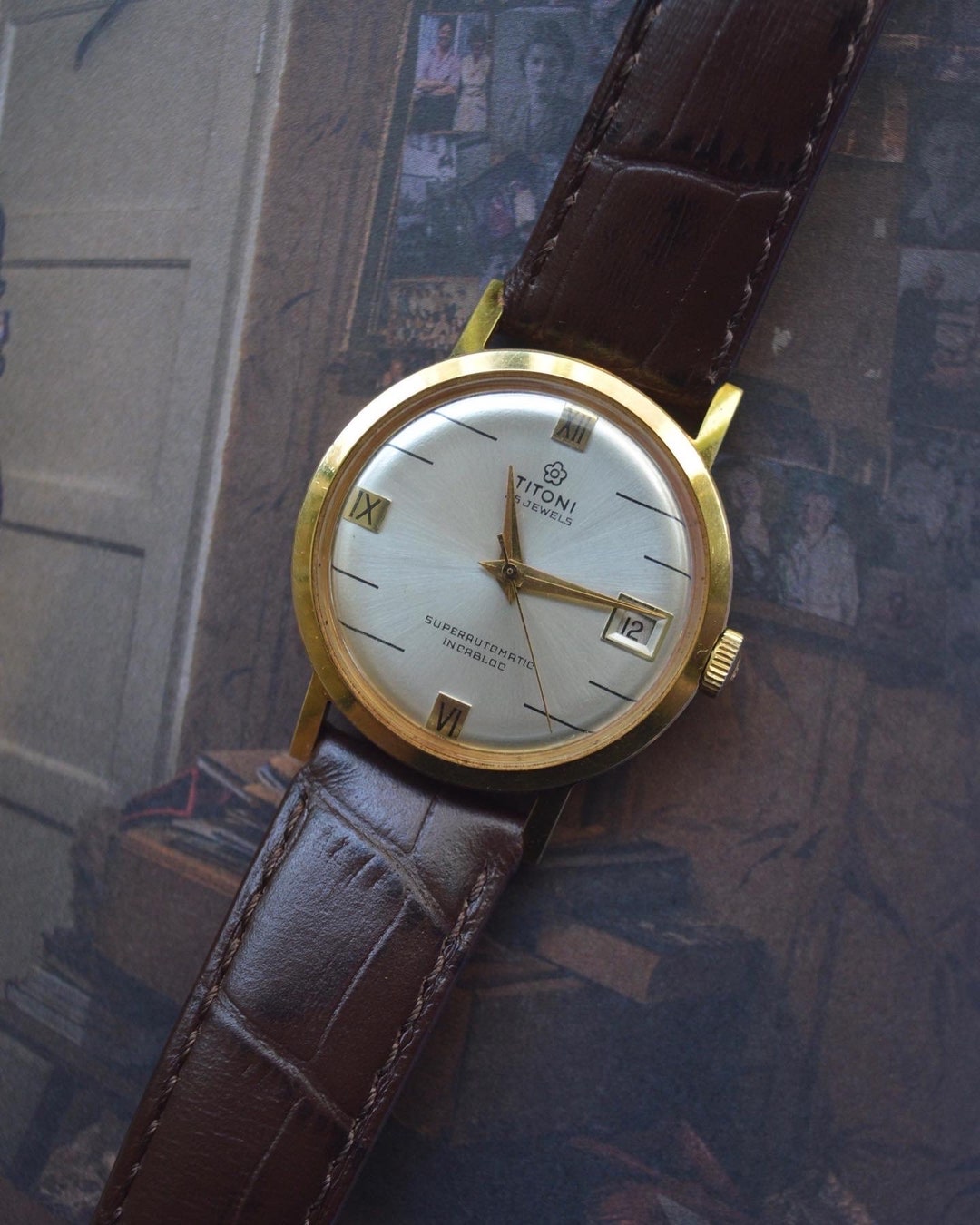 Titoni Vintage Automatic Watch. Citizen Tissot HMT Casio Omega Rolex ...