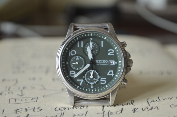 Seiko Chronograph Vintage Watch. Timex Tissot Omega R… - Gem