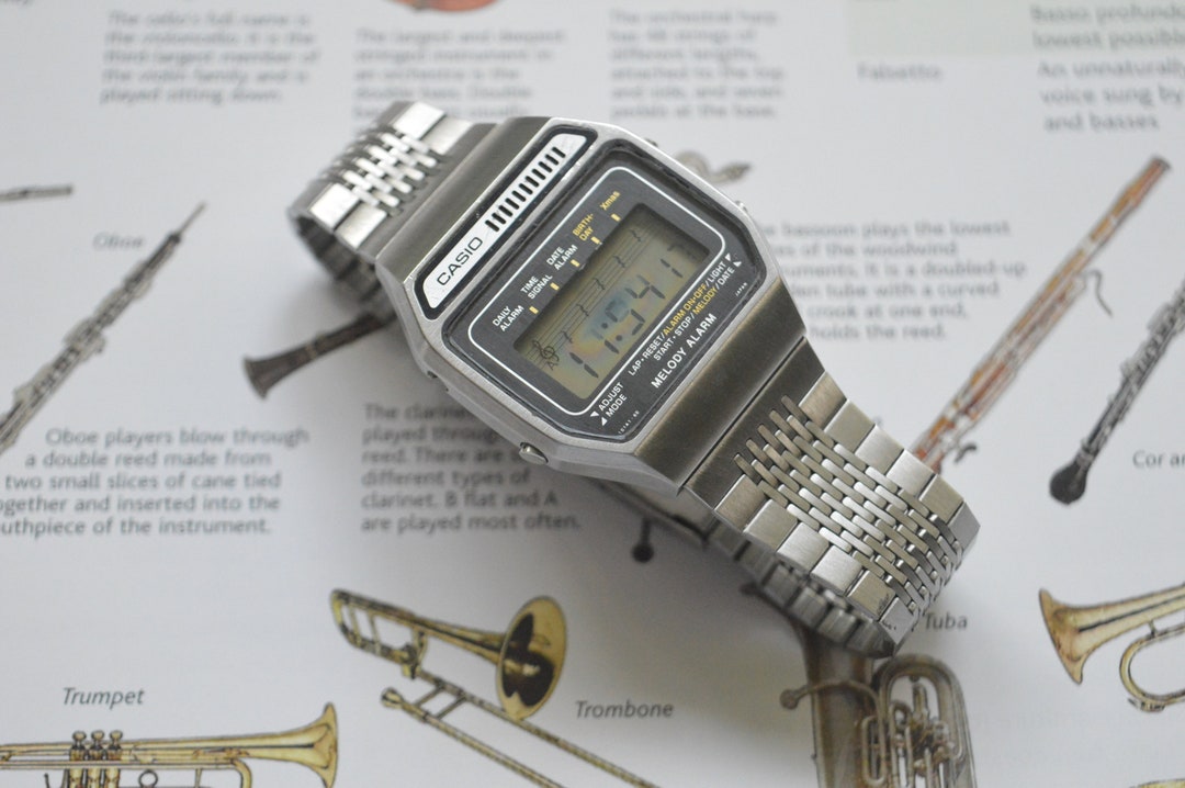 Extremely Rare Casio Melody Vintage Alarm Watch. Gift Ideas Seiko ...