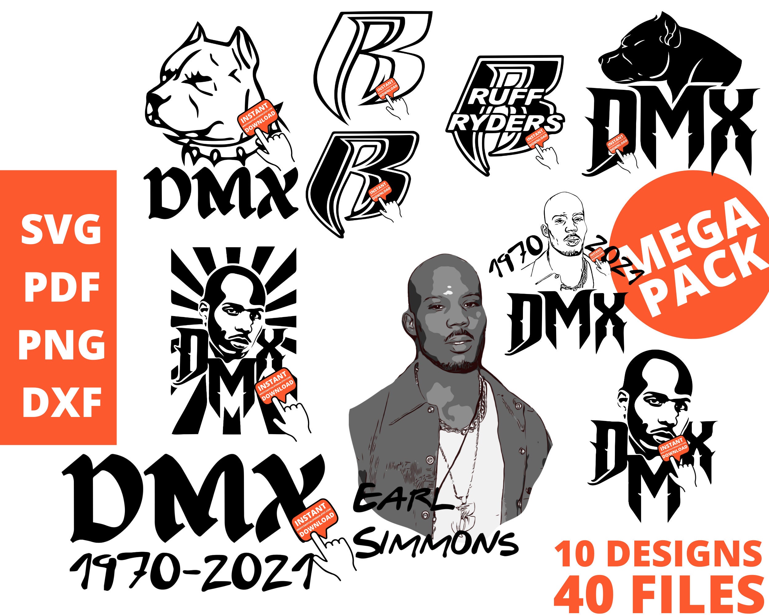 DMX svg rip DMX svg Ruff Ryders svg dmx bundle svg DMX | Etsy