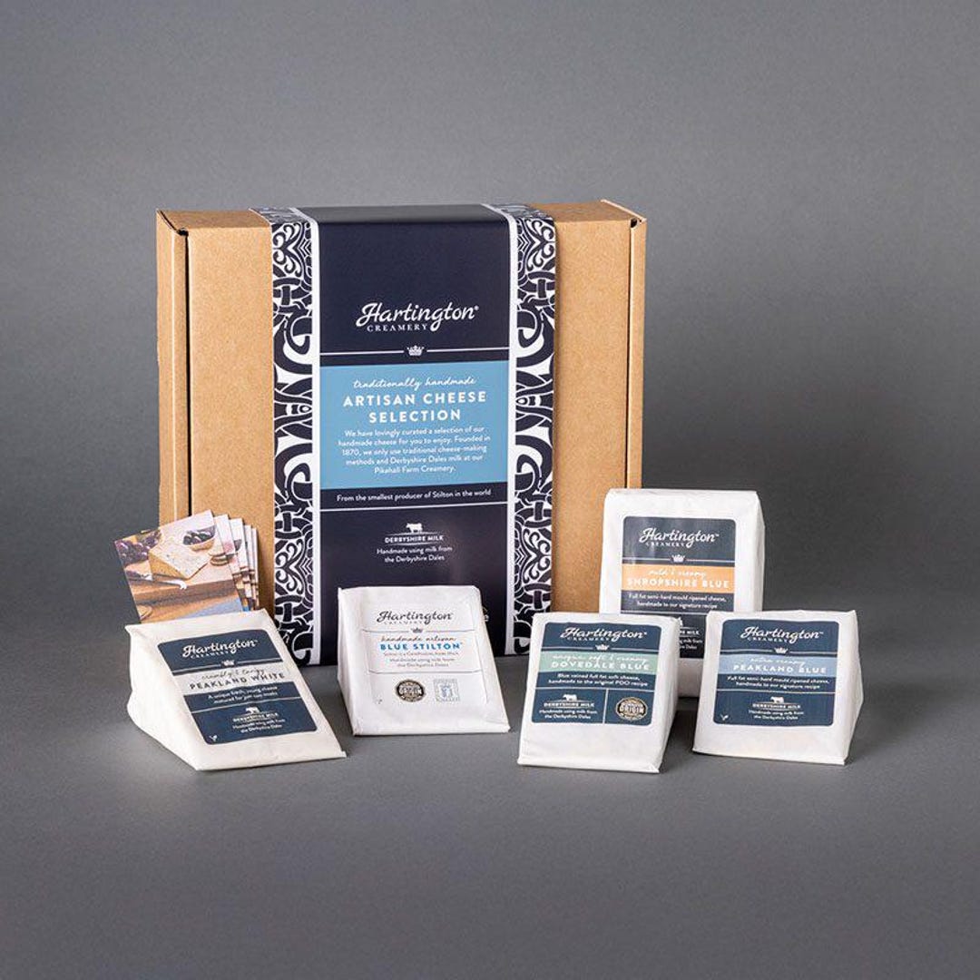 The Artisan, Traditional Cheese Selection Box - Etsy UK